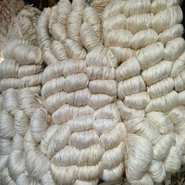 Natural Silver Raw Jute